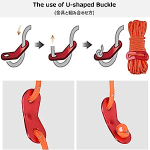 Azarxis Reflective Tent Guide Rope Lightweight Guy Line Cord with Aluminum Adjuster Tensioner for Camping Hiking Backpacking - Essential Survival Gear 13 ft per piece (Yellow - 4mm - 12 Pack)