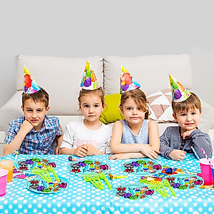 30pcs Number blocks Plates Party Supplies For Number blocks Theme Party Decoration