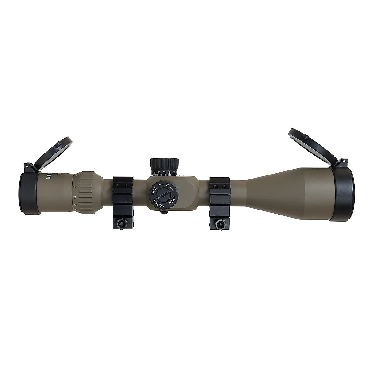 Monstrum G3 4-16x50 FFP Rifle Scope | Flat Dark Earth | Monstrum Rifle Scope Level Bubble | 30 mm Diameter | Bundle
