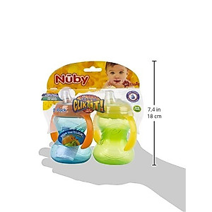 Nuby Clik-It, Cup with Spout, 2-Pack, 10 Ounce