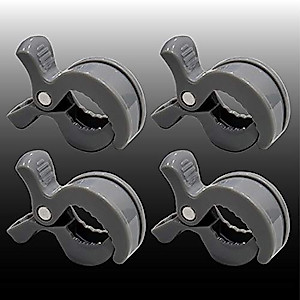 Stroller Clips to Hook Muslin Sun Shade to Canopy, Car Seat Cover Clip, Nursing Cover, Pram Toy Holder, Blanket Clamp - Best Baby Shower Registry Gift - Buggy Accessory