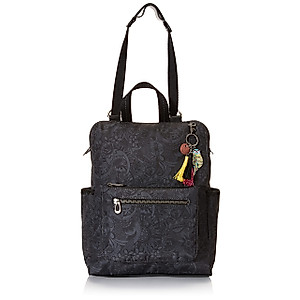 Sakroots Eco-Twill Loyola Convertible Backpack Black Spirit Desert One Size