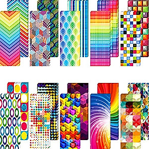 Kids Laminated Book Markers Optical Bookmarks Reading Bookmarks Creative Colored Bookmarks for Teacher Student Kids Classroom School Office Stationery Supply (160 Pieces)