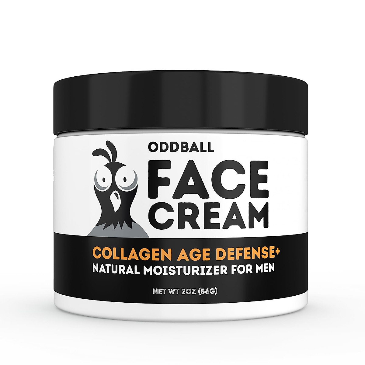 Face Cream For Men | Natural Anti Aging Collagen Cream | Men's Face Moisturizer With Vitamin C | Organic Wrinkle Defense | Hydrating Mens Skin Care | 2oz