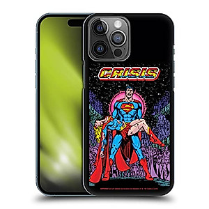 Head Case Designs Officially Licensed Superman DC Comics Supergirl Crisis on Infinite Earths Famous Comic Book Covers Hard Back Case Compatible with Apple iPhone 14 Pro Max