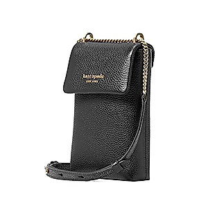 Kate Spade New York Roulette Pebbled Leather North/South Crossbody Black One Size