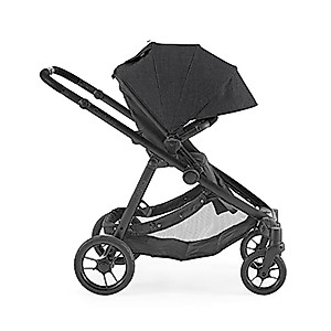 Contours Legacy Convertible Stroller, Single-to-Double Design, Reversible Seats, UPF 50 Sun Canopy, Height Adjustable Handle, 5-Point Safety Harness, Plenty of Storage - Carbon Grey
