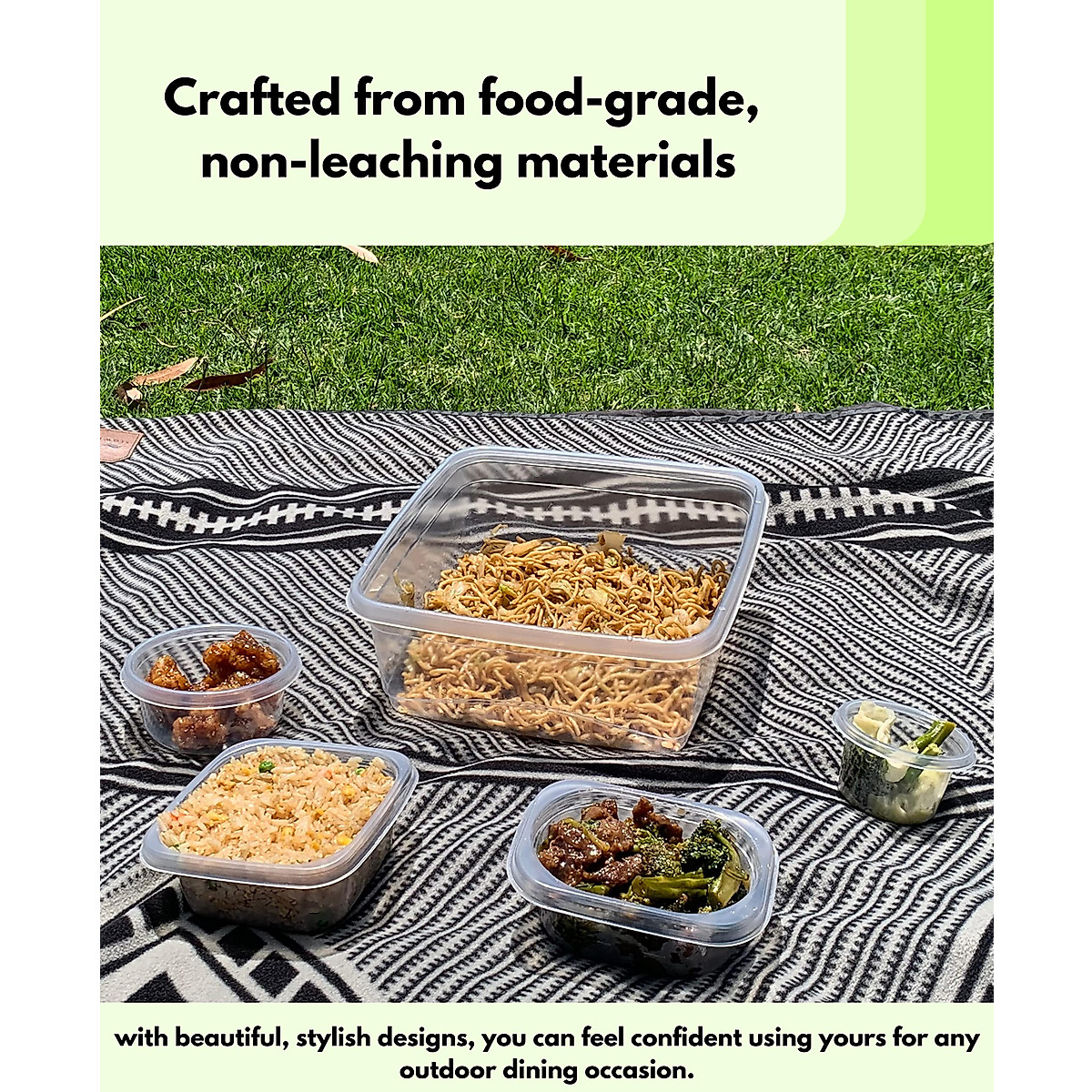 Room 2 Room 42-Piece Food Storage Container Set For Food Storage, Dishwasher Safe, Airtight, BEST VALUE (Orange)