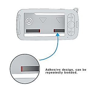 Koroao Silicone Case, Scratch Resistant and Dust Cover for Infant Optics DXR-8 PRO Baby Monitor-Fully Protect Baby Optics DXR-8 PRO Baby Monitor Silicone Case (Not Compatible Optics DXR-8) (Grey)