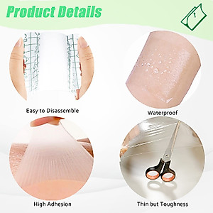 250 Pieces Makeup Hand Palette, Disposable Adhesive Transparent Palettes for Makeup and Waterproof, Artist Cosmetic Makeup Palette for Women Daily Use (2.36 X 2.36 Inch)