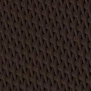 Flash Furniture Seneca Chocolate Brown Faux Rattan Coffee Table