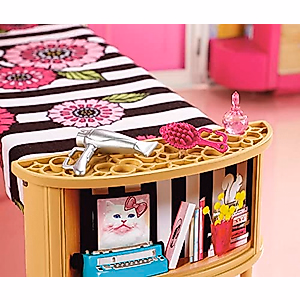 Barbie Doll House, Glam Getaway Portable House Playset with Carry Handle & 20+ Accessories Including Furniture & Décor