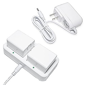 Charger Station (MPS Chip MP2615GQ) Compatible with Arlo Pro, Arlo Pro 2, Arlo Go, Arlo Security Light, Fireproof Material Adapter with 1.2M Long Cable