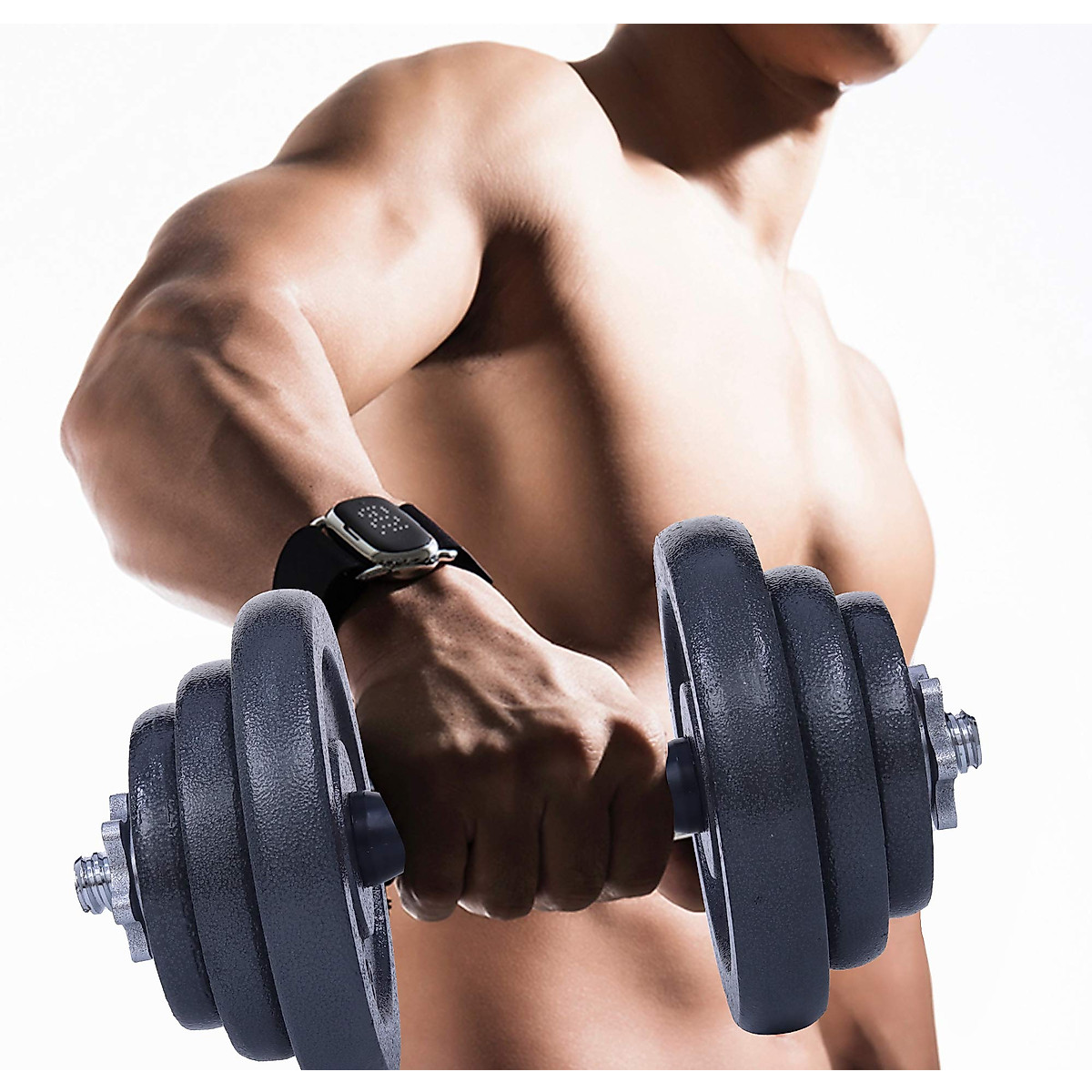 Nice C Adjustable Dumbbells, Barbell Weight Set, Dumbbell Set, Weights Adjustable 22/33/44/66/105 Lbs Home Gym 2 in 1, Anti-Slip Handle, All-Purpose, Office, Fitness