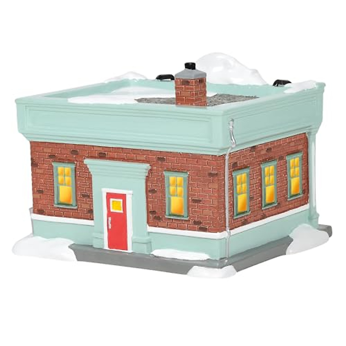 Department 56 Snow Village National Lampoon's Christmas Vaction Jelly of The Month Club Lit Building, 5.12 Inch, Multicolor