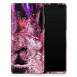 DesignSkinz Liquid Abstract Paint V70 Protective Vinyl Decal Wrap Skin Cover Compatible with The Samsung Galaxy S20 (Screen Trim & Back Glass Skin)