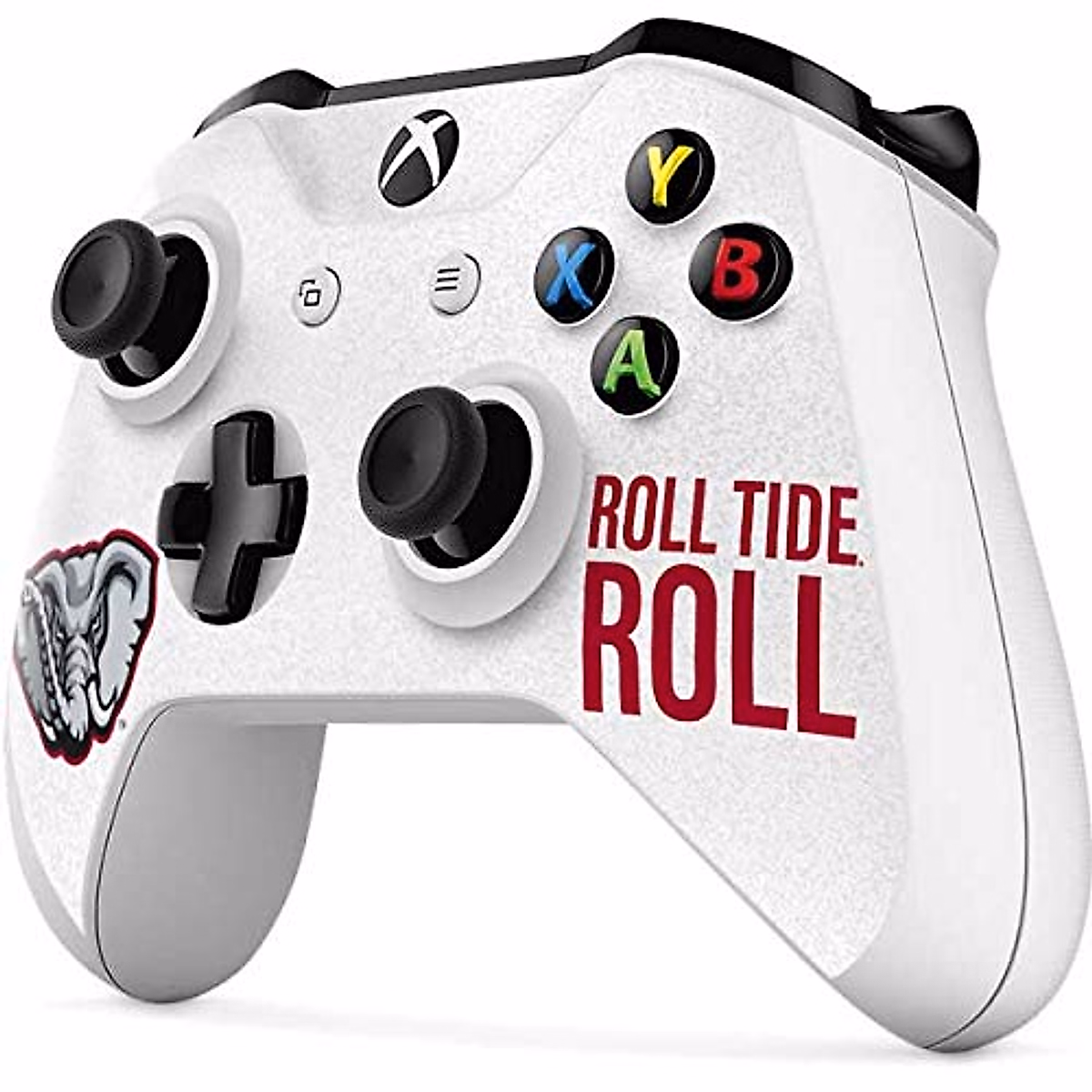 Skinit Decal Gaming Skin Compatible with Xbox One S Controller - Officially Licensed College Alabama Crimson Roll Tide Design