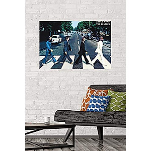 Trends International Beatles-Abbey Road Wall Poster, 22.375" x 34", Unframed Version, Bedroom