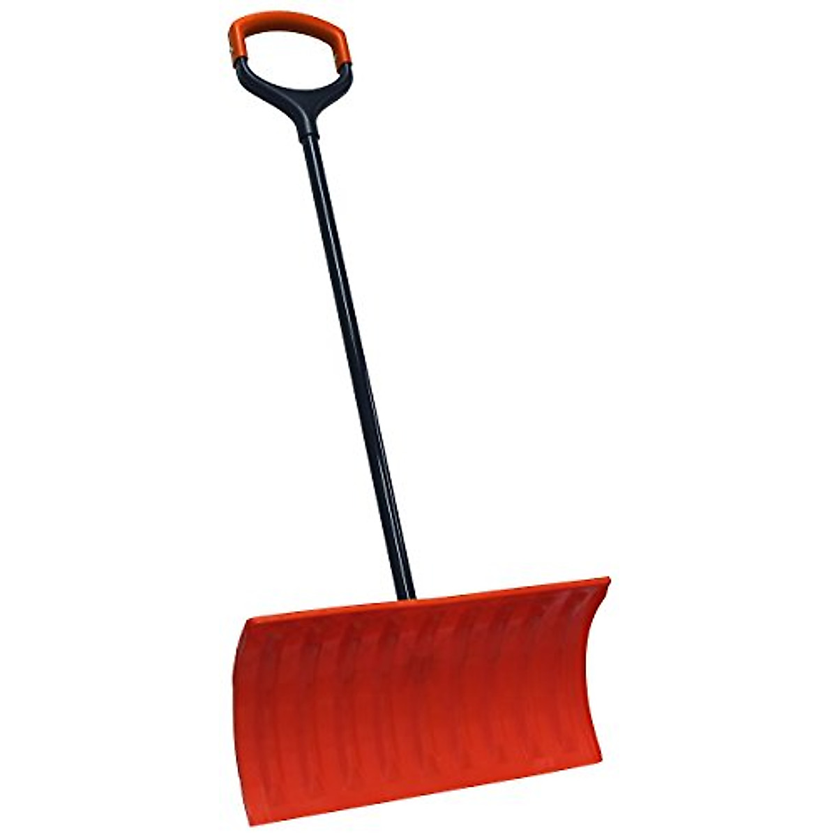 Bigfoot 21" Snow Roller Pusher Snow Shovel with Two Fisted Shock Shield D-Grip 1601