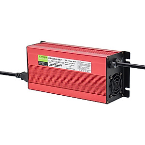 Eseegoo 48 Volt 10 AMP Battery Charger Compatible with EZGO RXV & TXT for 48 Volt Golf Carts with RXV Plug/ 3 Pin Triangle Style Plug