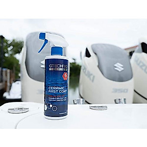 Gtechniq - Marine Ceramic Fast Coat - Repels Dirt and Water and Provides Up to 6 Months of Protection; High-Gloss, UV Resistant, Protect from Oxidation, 100% Optically Clear (500 milliliters)