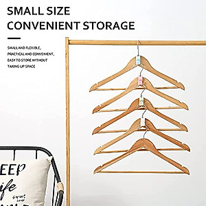 Hawtrytoa 50pcs Space Saving Clothes Hanger Connector Hooks Super Space Saving for Closet Coat Hooks for Hanging,Thicken Space Saving Hangers Clothes Hangers Space Savers (50 White)