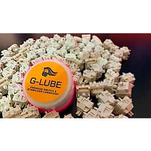 (Lubricant + Brush) G-Lube Glorious Switch Lubricant for Mechanical Keyboards and Stabilizers + Glorious Lube Brush for Mechanical Gaming Keyboard Switches and Stabilizers (Bundle)