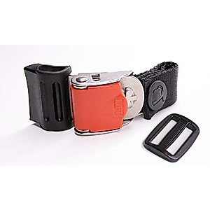 Helmet Quick Release Buckle Kit Ratcheted Stainless Steel Helmet Chin Strap Adapter