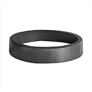 Black Pre-Formed Shrink Bands – Tamper-Evident Seal for Round Plastic Soup and Deli Food Containers (8-32 oz) – Easy to Apply – Made in USA (Pack of 250)