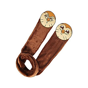 Duwseal TOH Hooty The Owl Scarf Flannel Scarf Cute Warm Shawl Luz Noceda Cosplay Owl Scarf for Kids Adult