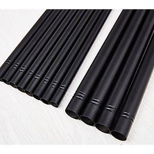 Mengersi Canopy Bed Frame Queen Size,Bed Canopy Frame Post Bed Poles,Canopy Bed Curtains Frame Bracket Fit for Metal Bed Wood Bed Bedroom Decor,Black