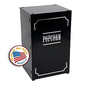 Paragon - Manufactured Fun Premium Popcorn Stand for 6 and 8-Ounce 1911 Originals Popcorn Machine (Black), Medium, (3070920)
