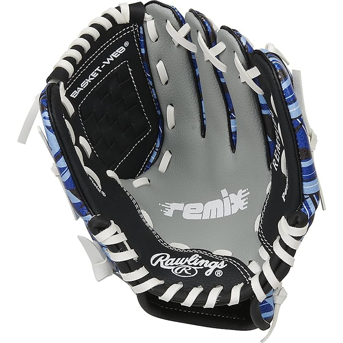 Rawlings | REMIX T-Ball & Youth Baseball Glove | Right Hand Throw | 9" | Blue