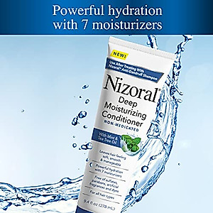 Nizoral Anti-Dandruff Shampoo, 7 oz + Deep Moisturizing Conditioner, 11 oz Bundle