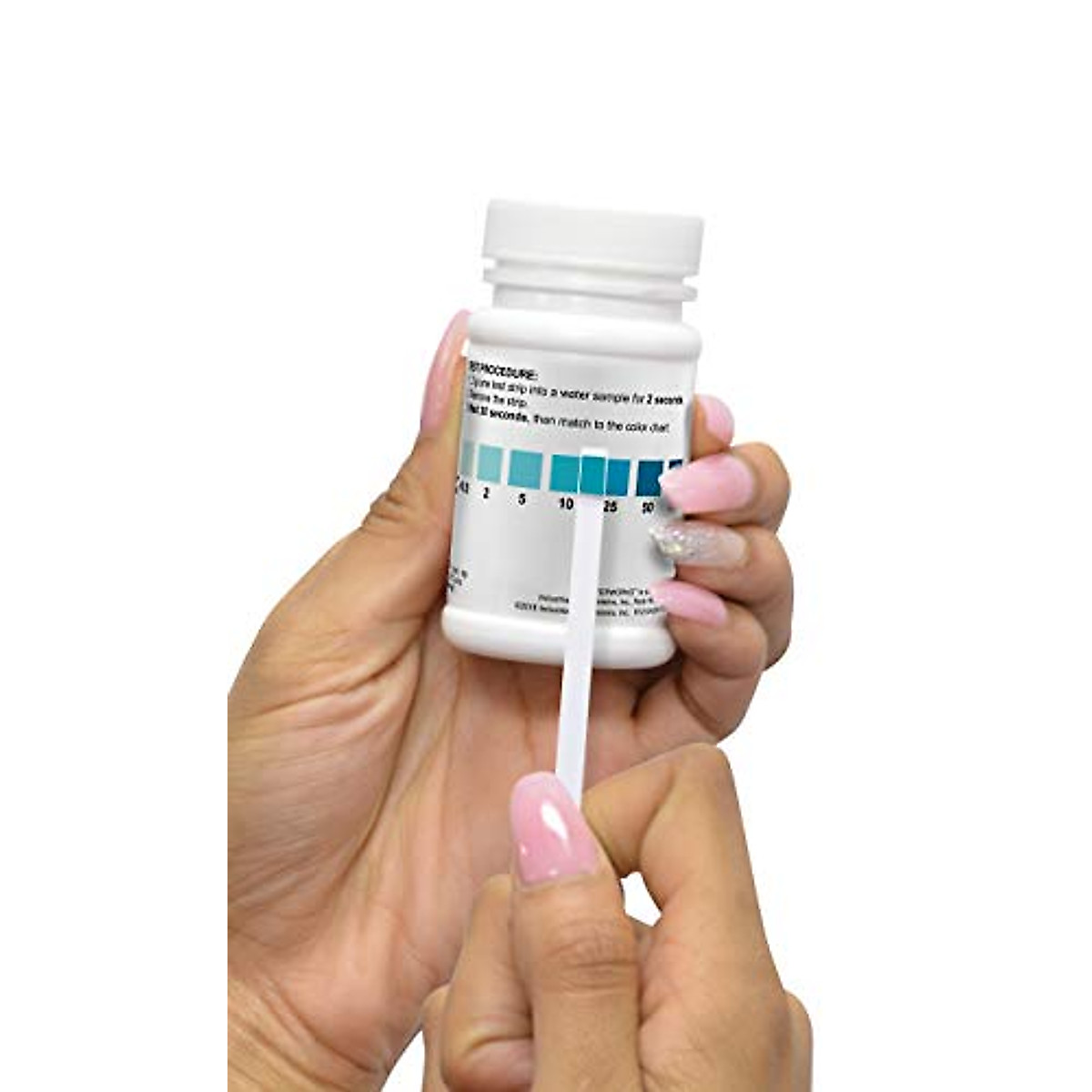 Industrial Test Systems | 480014 WaterWorks Peroxide (H2O2) Test Strip | 0-100ppm Range | 30-Second Test Time | 50 Test Strips | Top Selling Peroxide Strip | For Pool & Spa, Drinking H2O, Laundry, etc