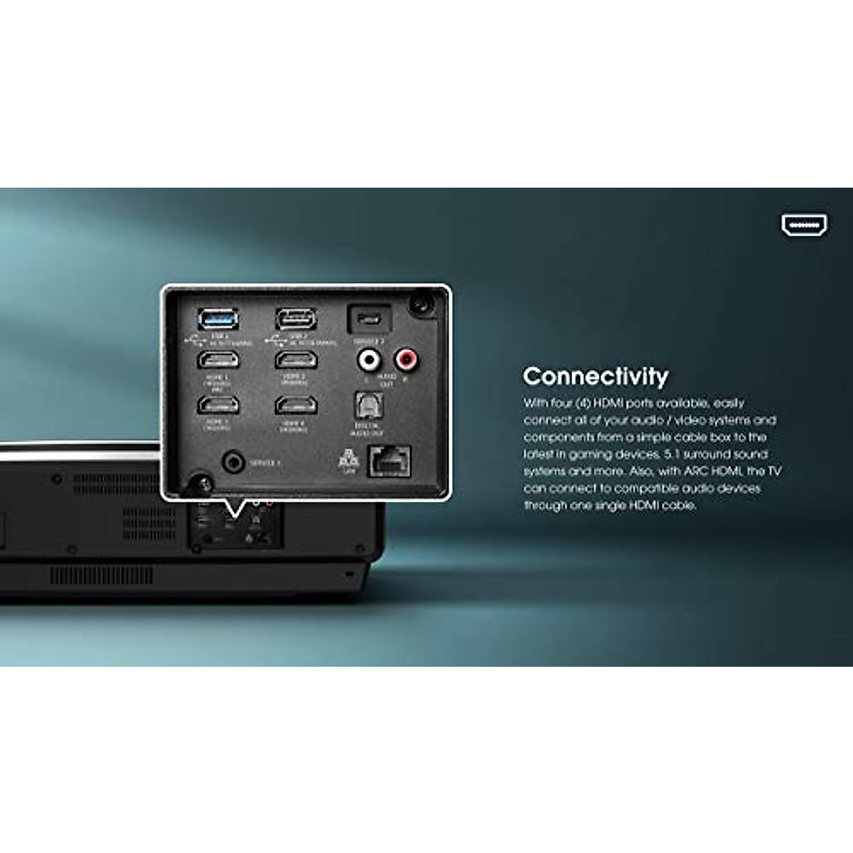 Hisense 100-Inch Class L5 Series 4K UHD Android Smart Laser TV with HDR (100L5F, 2020 Model)