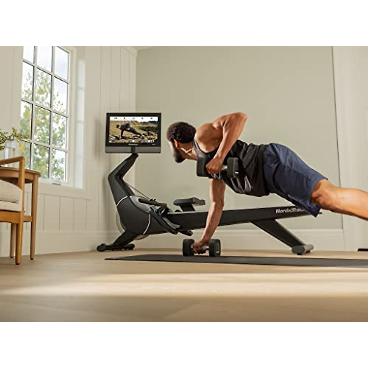 NordicTrack RW900 Smart Rower with Upgraded 22” HD Touchscreen and 30-Day iFIT Family Membership