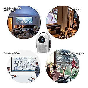 FZZDP Led Projector 3000 Lumens -Compatible USB 1080p Portable Cinema Beamer