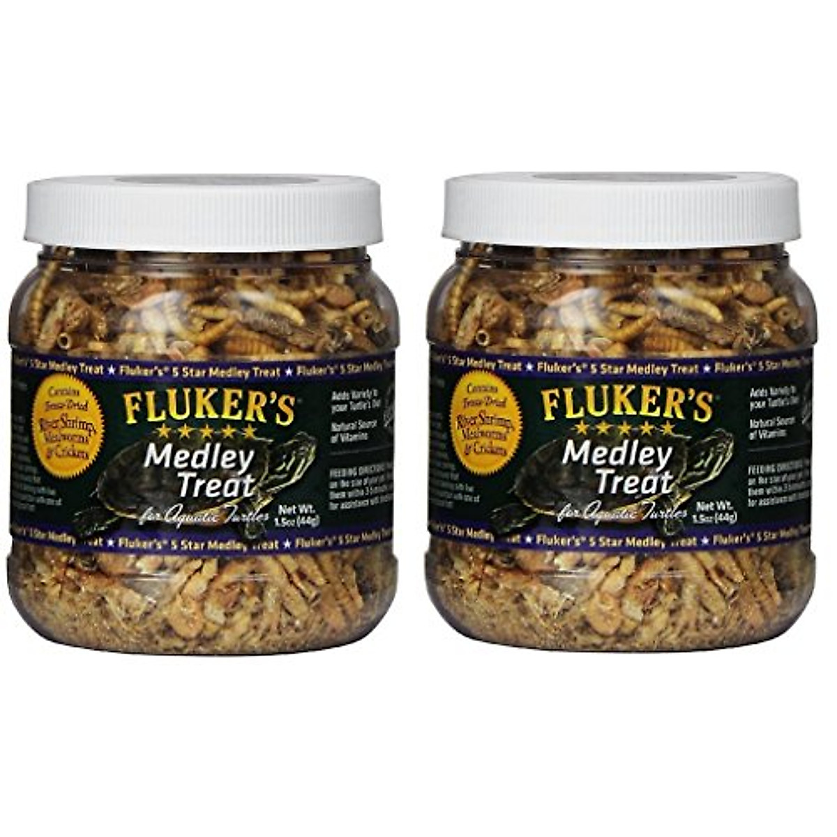Fluker Labs SFK72020 Aquatic Turtle Medley Treat Food, 1.5-Ounce (2 pack)