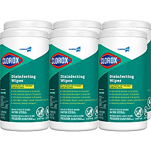 CloroxPro Disinfecting Wipes, Clorox Disinfectant Wipes, Industrial Cleaning, Fresh Scent, 75 Wet Wipes (6 Pack) - 15949