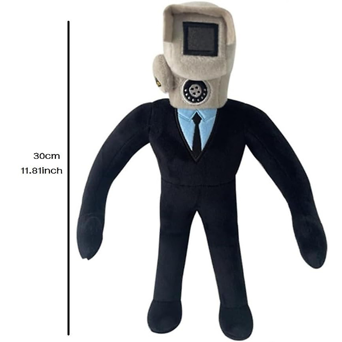 LCHPAG Cameraman Plush Cute Toys Toys Stuffed Plushie Doll Stuffed Plushie Doll Toys Great Birthday Christmas Stocking Stuffers for Boys Girls 30cm/11.81inch