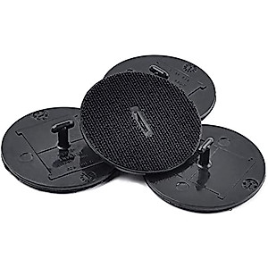 OTUAYAUTO 4PCS Floor Mat Fastener - Replacement for BMW Carmats Fixation Clips with T-Hook Anchor for Velour Carpet