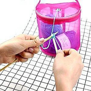 Small Size Knitting Yarn Storage Bag Portable Wool Holder Storage Basket Small Attractive Design
