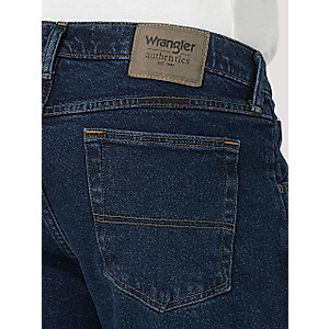 Wrangler Authentics Men's Classic 5-Pocket Relaxed Fit Flex Jean Midnight Flex 48W x 32L