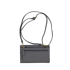 Tommy Hilfiger Womens Tri-Fold Wallet Purse - Grey