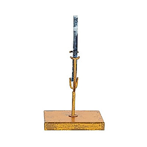 Decorative Agate Stone Slice on Metal Stand