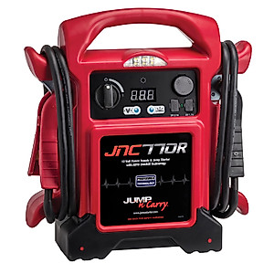 Clore Automotive Jump-N-Carry JNC770R 1700 Peak Amp Premium 12 Volt Jump Starter Bundle - Red