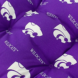 College Covers Comfy Loveseat Settee Cushion, 46 in x 20 in x 3 in, Kansas State Wildcats