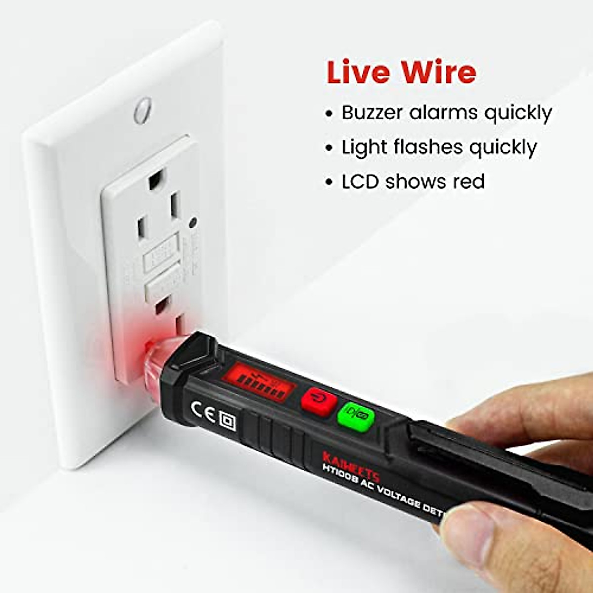 KAIWEETS Voltage Tester HT100B& Vlotage Tester VT500