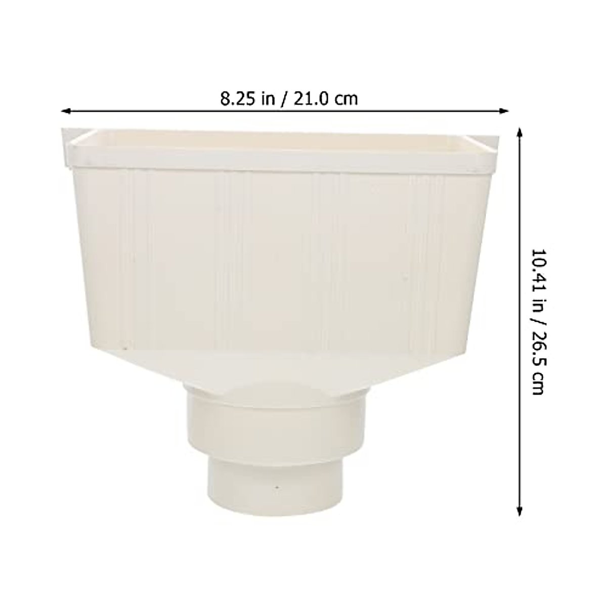 DOITOOL Gutter Downspout Adapter Universal Rainwater Gutter Downspout Outdoor Downspout Drainage Connector for Gutter Downspout Extensions (10.41x8.25x5.82 Inch)